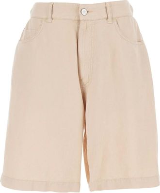 Jucca Femme, Shorts, Beige, Taille: 40 FR Bermuda Tencel