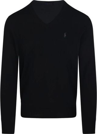 Ralph Lauren Homme, Pulls, Noir, Taille: M Pull À COL Rond