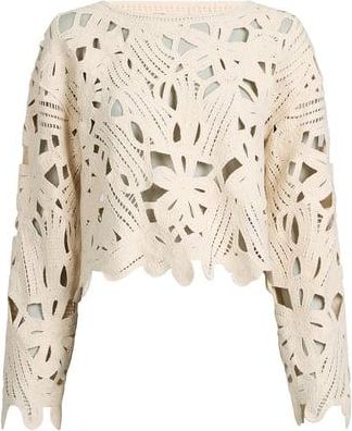 Object Pull maille ajour&eacute; en coton