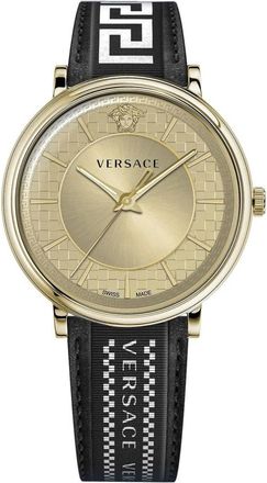 Versace V-Circle Uhr - - Accessories - Herren - Schwarzk - ONE SIZE