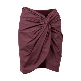 Federica Tosi Knotted Skirt - - Skirts - Damen - Lila - M