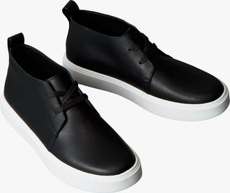 Calvin Klein Baskets basses en cuir lisse
