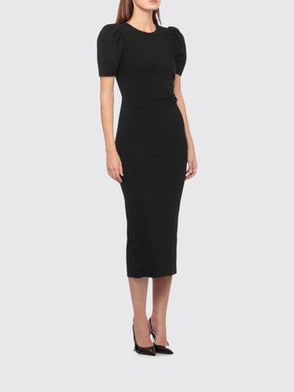 Carolina Herrera Robe fourreau midi en jersey &agrave; manches ballon