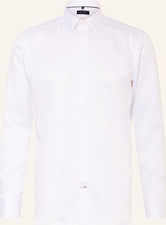 Olymp Olymp Signature Smoking-Hemd Tailored Fit Mit Umschlagmanschette weiss