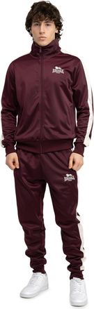 Lonsdale Herren Pember Jogginganzug, Oxblood/Ecru, 3XL