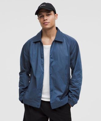 lululemon Veste de coach pour Hommes - Bleu - Taille 2XL