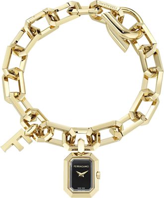 Ferragamo Uhr - Quarz-Analoguhr Ferragamo Charm - Gr. unisize - in Gold - f&uuml;r Damen