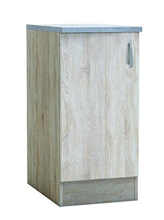 Demeyere Links Demeyere Native A1 40 cm Meuble Bas 1porta. Dim. 40 * 60 * 85H cm. truciolare. ch&ecirc;ne