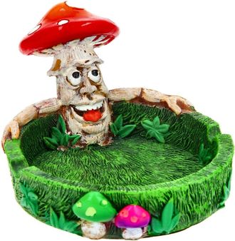 Out of the Blue Aschenbecher, Pilze, ca. 14 x 11 x 8,4 cm