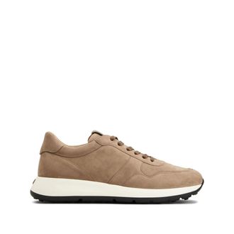 Tod's Beige Sneaker mit Logo-Patch - - Shoes - Herren - Beige - 40 EU