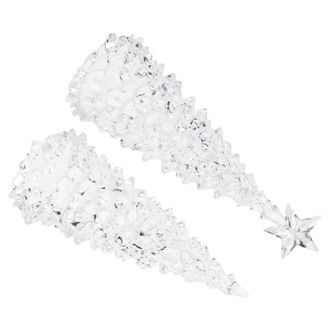 BESPORTBLE 2st&uuml;cke Dekorativer Acryl-Weihnachtsbaum f&uuml;r Wohnzimmer Festtagsbaummodell als Tischdeko Weihnachtsbaumdeko f&uuml;r Weihnachtsbaum Baum-schmuck f&uuml;r Weihna