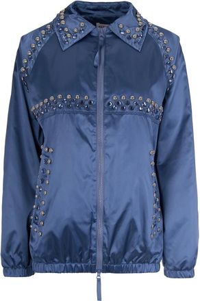 P.A.R.O.S.H. P.a.r.o.s.h., Femme, Vestes, Bleu, Taille: 38 FR Bomber Jacket