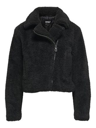 Only Onlverona OTW Veste Teddy Jacket, Noir, M Femme