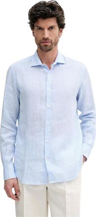 MC2 Saint Barth Homme, Chemises, Bleu, Taille: L Casual Chemises