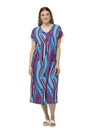 Ulla Popken Damen, gro&szlig;e Gr&ouml;&szlig;en, Jerseykleid, Bedruckt