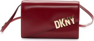 DKNY Womens Alison Clutch Shoulder Bag, Red