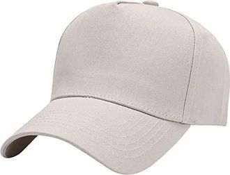 Generic Chapeau de soleil pour lext&eacute;rieur - Casquette de baseball pour homme et femme - Couleur unie - Visi&egrave;re pour femme, kaki, Taille unique