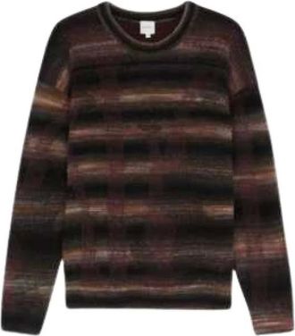 Paul Smith Homme, Pulls, Multicolore, Taille: S Pull ray&eacute; avec &eacute;cusson fleur