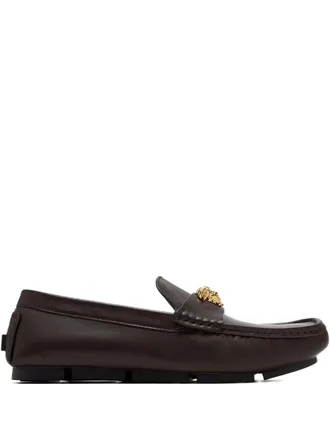 Versace mocassins Medusa - Marron