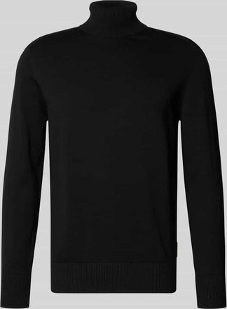 Tom Tailor Denim Regular Fit Rollkragenpullover aus reiner Baumwolle