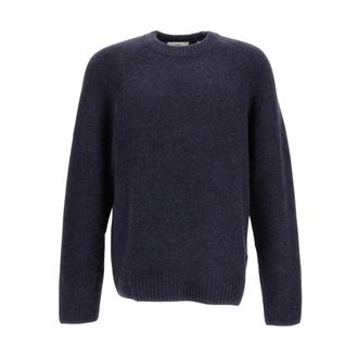 Les Deux Weicher Rundhals-Strickpullover - - Knitwear - Herren - Blau - M