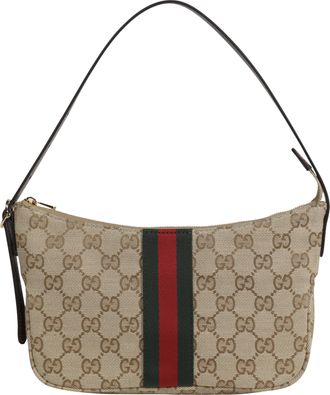 Gucci Lunetta Small Canvas Shoulder Bag