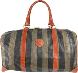 Fendi unisex, Pre-owned, Brun, Taille: ONE Size Sac Boston Pre-owned