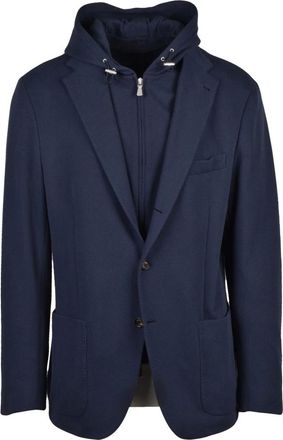 Eleventy Homme, Vestes, Bleu, Taille: 2XL Blazer Stondato