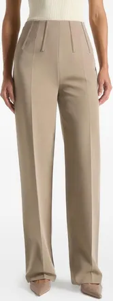 Mani&egrave;re De Voir pantalon de tailleur Rafaela &agrave; taille haute - Marron