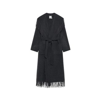 SIMKHAI Carrie Fransen-Morgenmantel - - Coats - Damen - Grau - XS