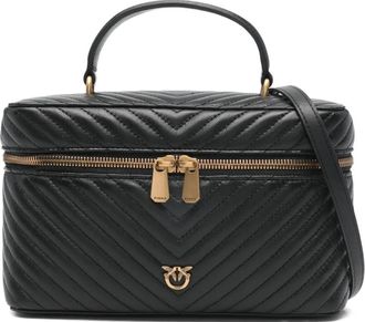 Pinko quilted tote bag - Schwarz