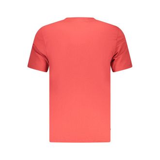 Timberland Logo-Printed Organic Cotton T-Shirt - Red