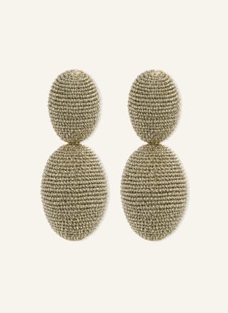 Lott. Gioielli Lott.Gioielli Ohrh&auml;nger Marielle Ce Si Double Braided Oval M Wax By Glambou gold