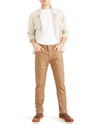 Dockers Herren Smart 360 Flex Jean Cut Slim Hose, Otter, 33W / 32L