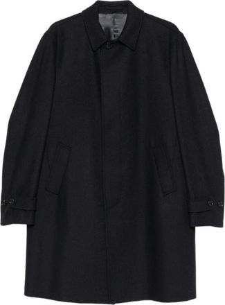 Lardini Manteau droit &agrave; motif chevrons - Homme - Manteaux - Bleu - Taille: L