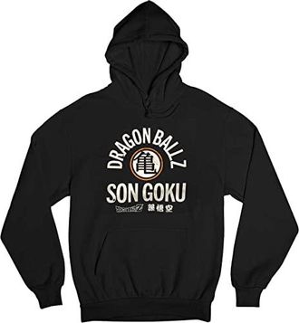 Bioworld Dragon Ball Z Anime Son Goku Sweat &agrave; capuche pour homme, Noir, S