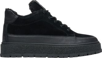 Estro & Luminara Homme, Chaussures, Noir, Taille: 43 EU Baskets Montantes Doubl&eacute;es de Fourrure