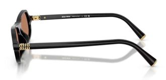 Miu Miu Eyewear MUB10SU Sunglasses - Black