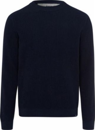 Brax Moderner Baumwollmisch-Pullover - - Knitwear - Herren - Blau - 3XL