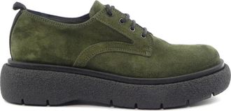 Carmens Femme, Chaussures, Vert, Taille: 36 EU Derby Camoscio