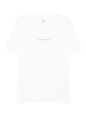 C.P. Company t-shirt en coton à logo imprimé - Blanc