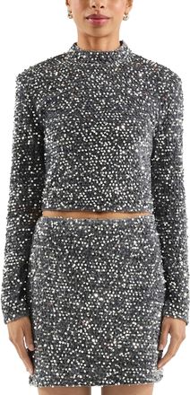 QS by s.Oliver Damen 2174466 T-Shirt Langarm, 0009, Large