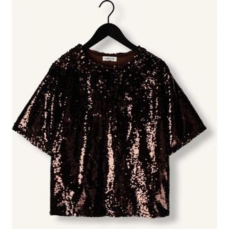 Edited Janah T-Shirt - - Blouses & Shirts - Damen - Braun - M