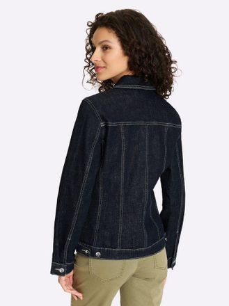 Heine Allwetterjacke Jeans-Jacke Langarm