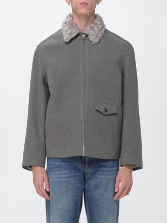 Our Legacy Manteau court en m&eacute;lange de laine avec col classique et zip
