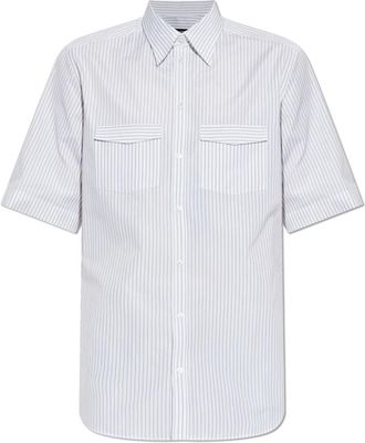 Dolce & Gabbana Homme, Chemises, Blanc, Taille: M Chemise &agrave; Rayures