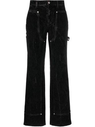 Stella McCartney jean à coupe droite - Noir