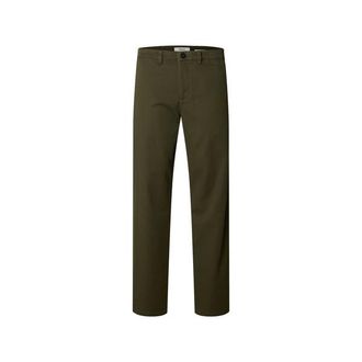 Selected Chino droit en coton m&eacute;lang&eacute;