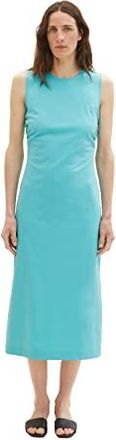 Tom Tailor 1036661 Robe, 26007-Teal Radiance, 42 Femme