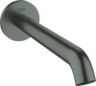GROHE Wanneneinlauf Essence 134491 Wandmontage hard graphite geb&uuml;rstet